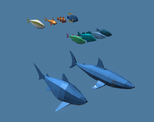 Low Poly Fish Pack by elvismd