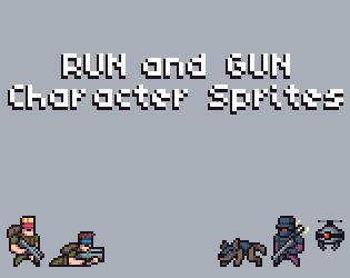 RunAndGun Characters Sprites by Alb_pixel Store