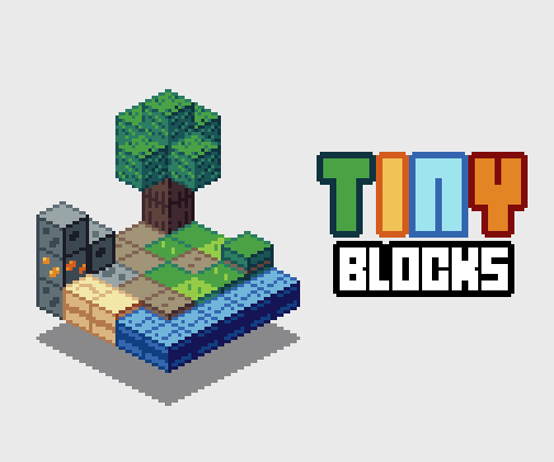Tiny Blocks - isometric pixel tiles by dani maccari
