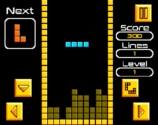 Falling Golden Blocks by JmlGameStart