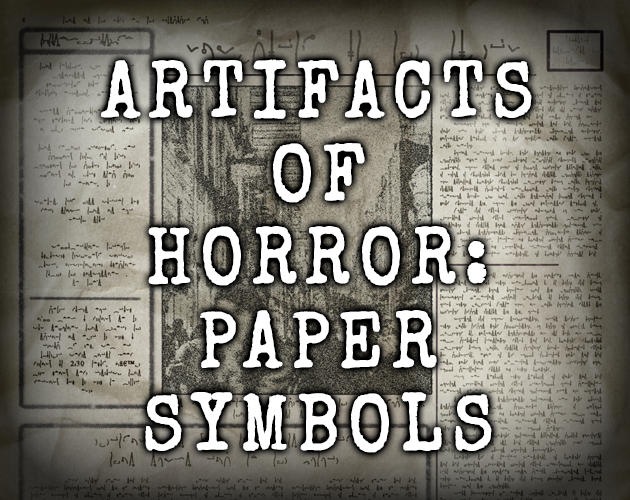 Artifacts of Horror - Paper Symbols by K-Ramstack