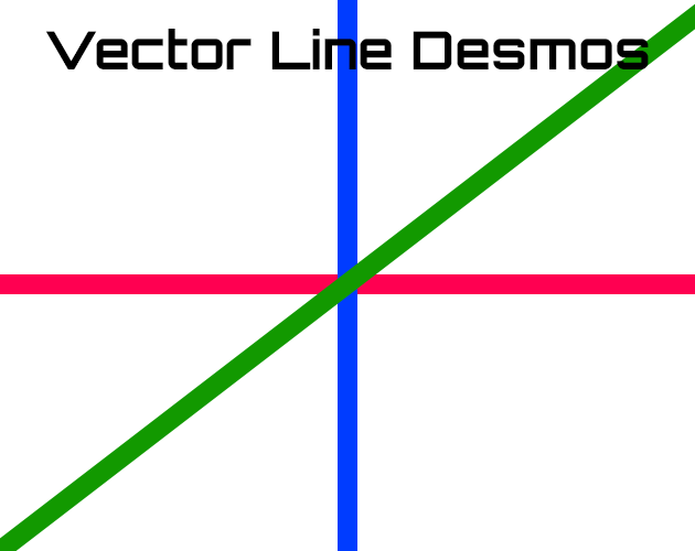 Vector Line Desmos by SharpBuild Software