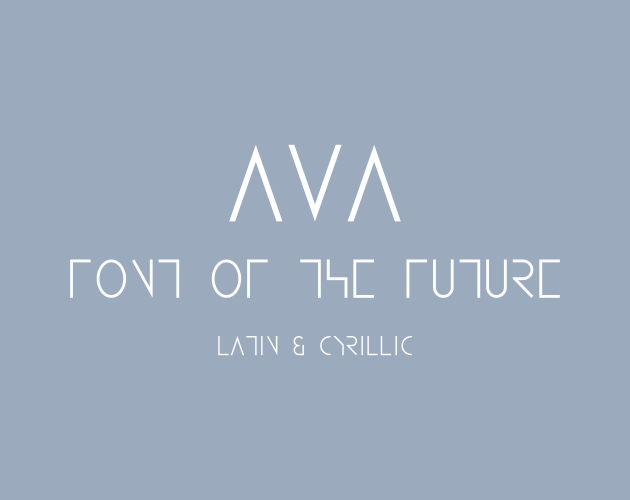 AVA Font - CC0 by GGBotNet