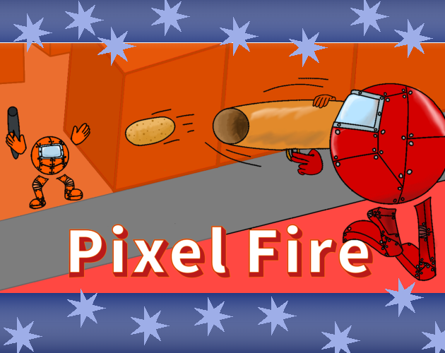 Pixel Fire by MegaMenteYtBr