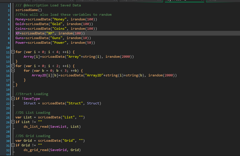 Saving and Loading for GameMaker by Bukmand