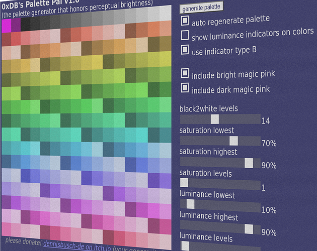 0xDB's Palette Pal by 0xDB