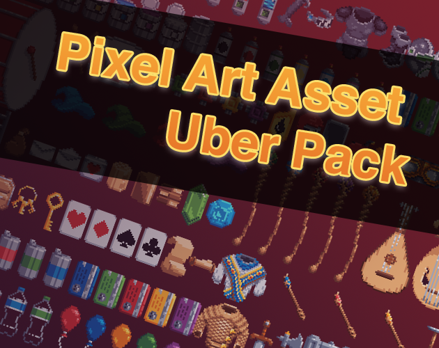 Pixel Art Asset Uber Pack by PolyB