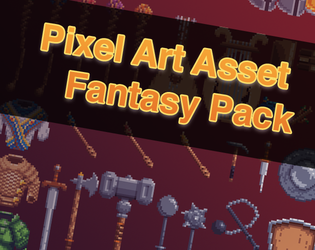 Pixel Art Asset Fantasy Pack by PolyB