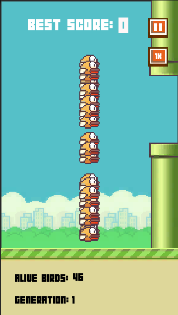 Flappy Bird - AI by odilektasli