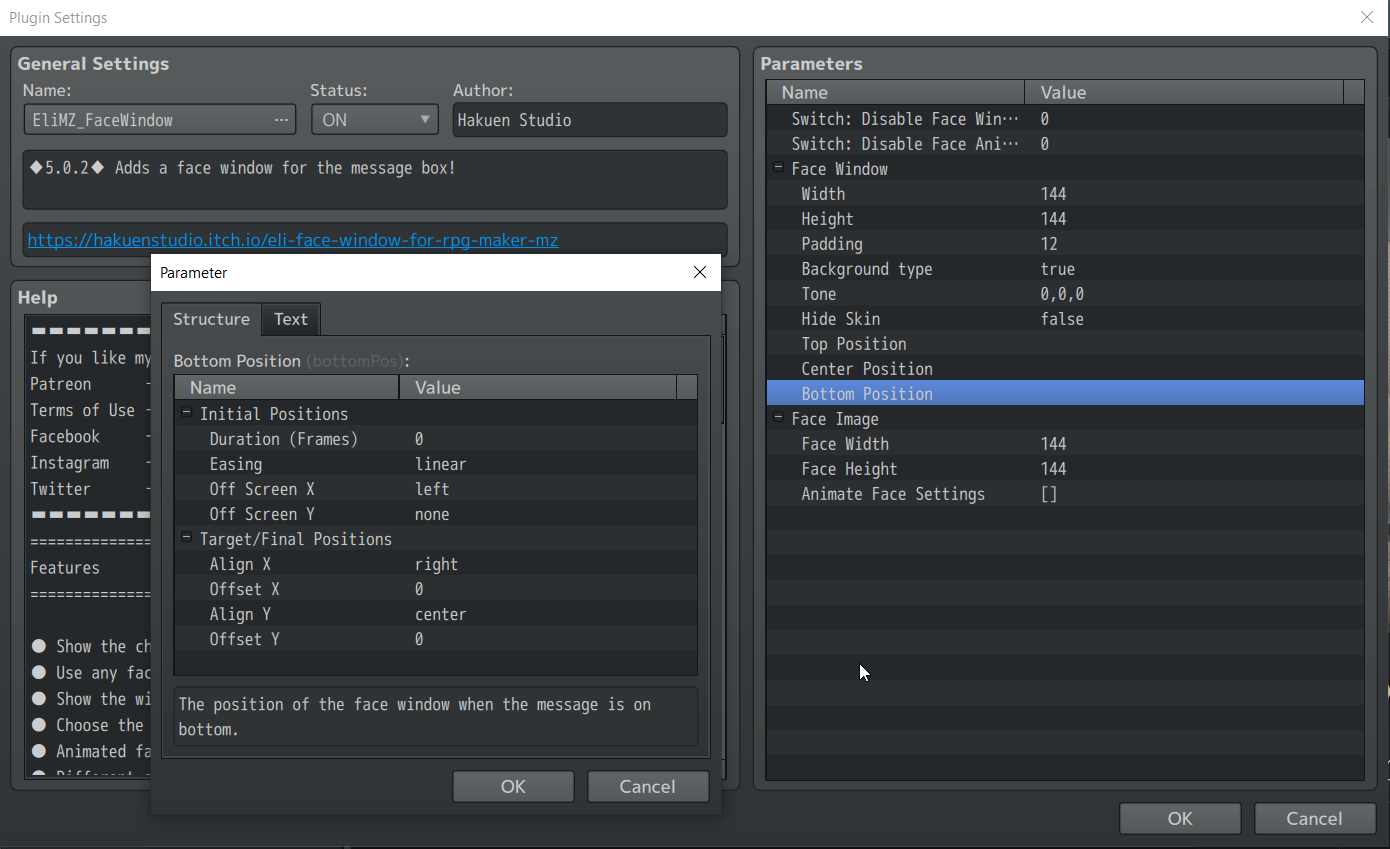 Hakuen Studio Face Window for RPG Maker MV MZ by Hakuen Studio