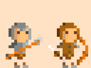 Medieval Pixel Characters by AnGav