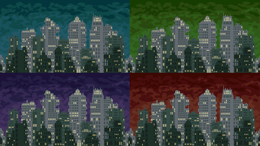 City Night Background Pack by benhurdincer