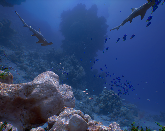 Simple-Realistic Underwater (2D DEMO) by CRubino