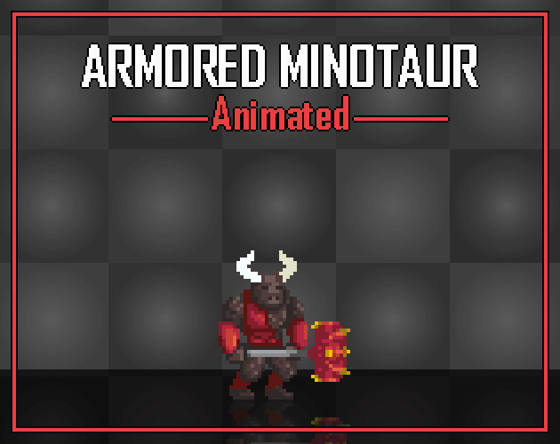 | Enemy: Dungeon Minotaur Armored | by Admurin