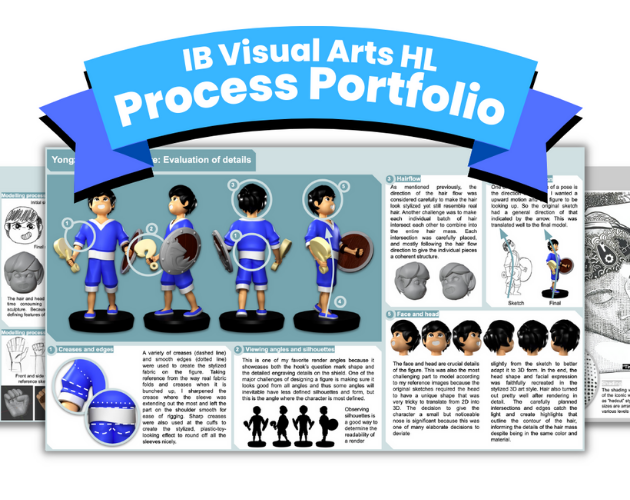 IB Visual Arts HL Process Portfolio by FireWorks Studios