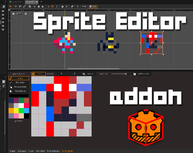 Sprite Editor Addon For Godot By SoloCodeNet