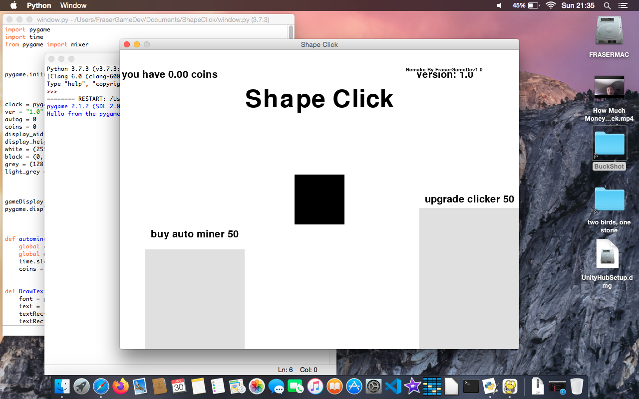 Shape Click by FraserGameDev