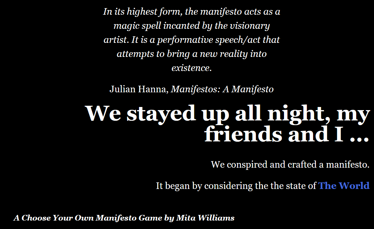 We stayed up all night, my friends and I by Mita Williams for Finally Finish Something 2022 ...