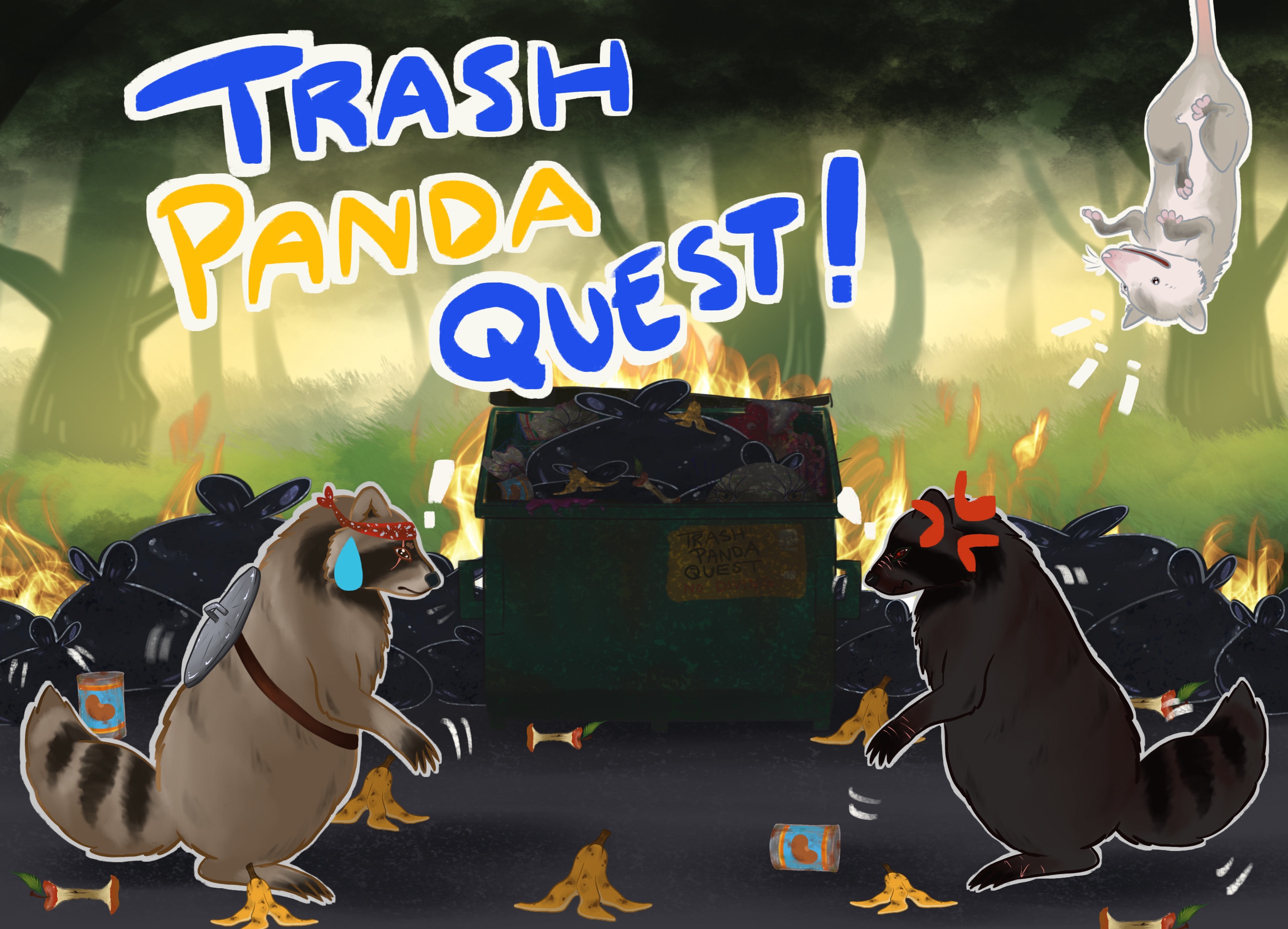 Trash Panda Quest by Julian Vaill for Trash Jam - itch.io