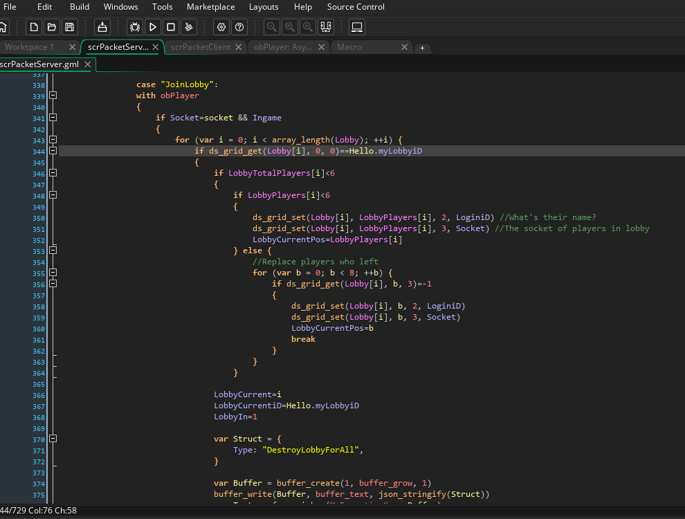 MMO Engine 2 - GameMaker Source Code by Bukmand