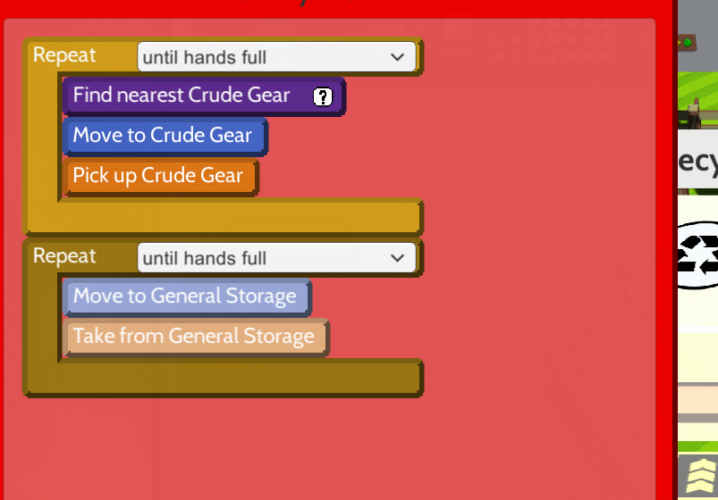 [V10] Weird problem with instructions when reorganized - Autonauts community - itch.io