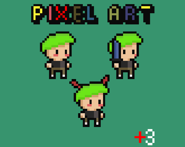 PIXEL ART +3 ANIMATIONS by Chaimsoff