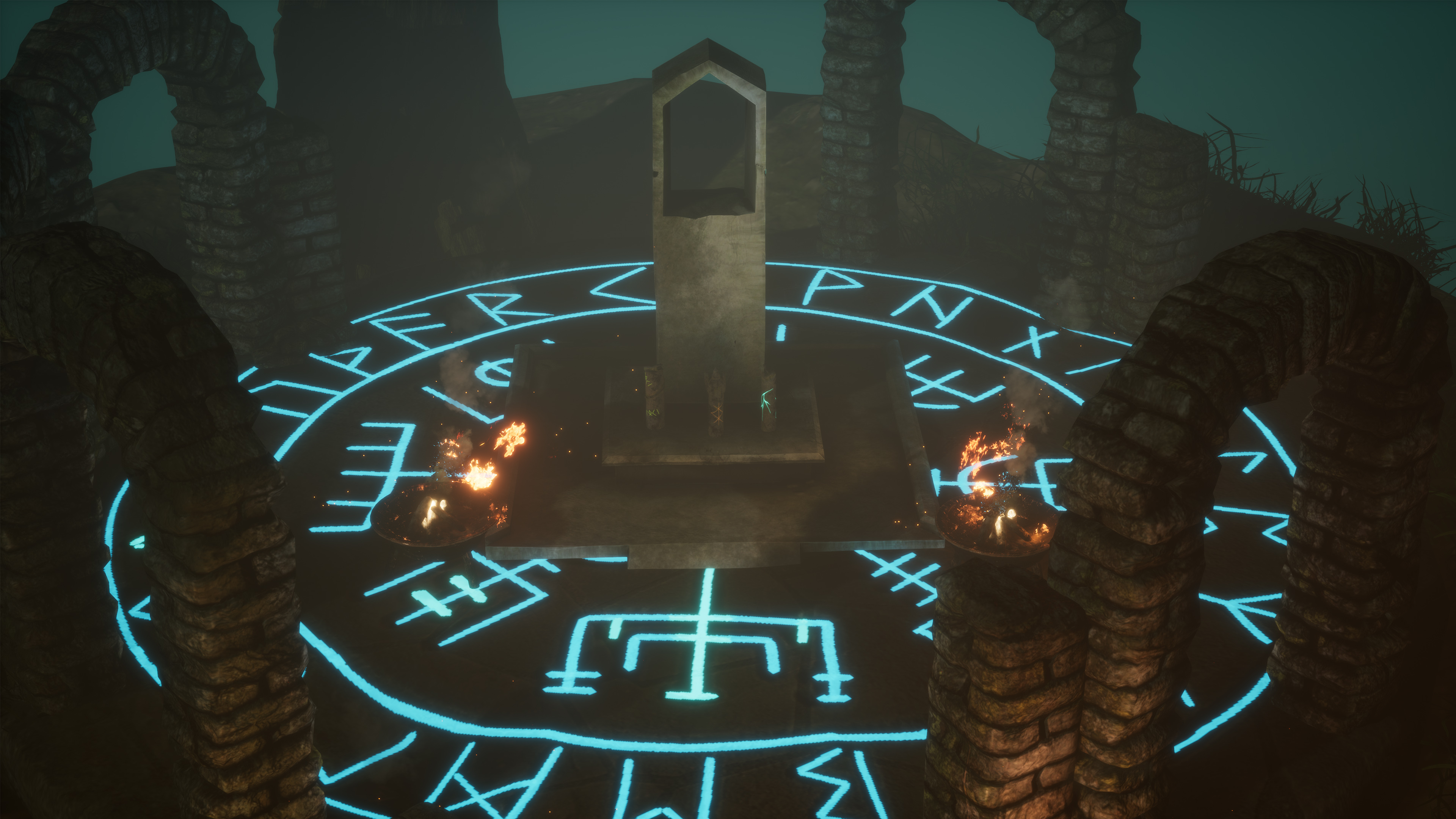 Temple Of Odin IP by ellouisa for Environment Art Challenge 2022 - itch.io