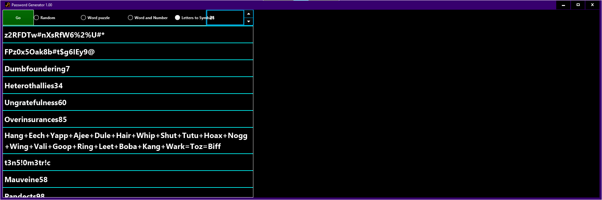 Strong Password Generator By Woodside Apps