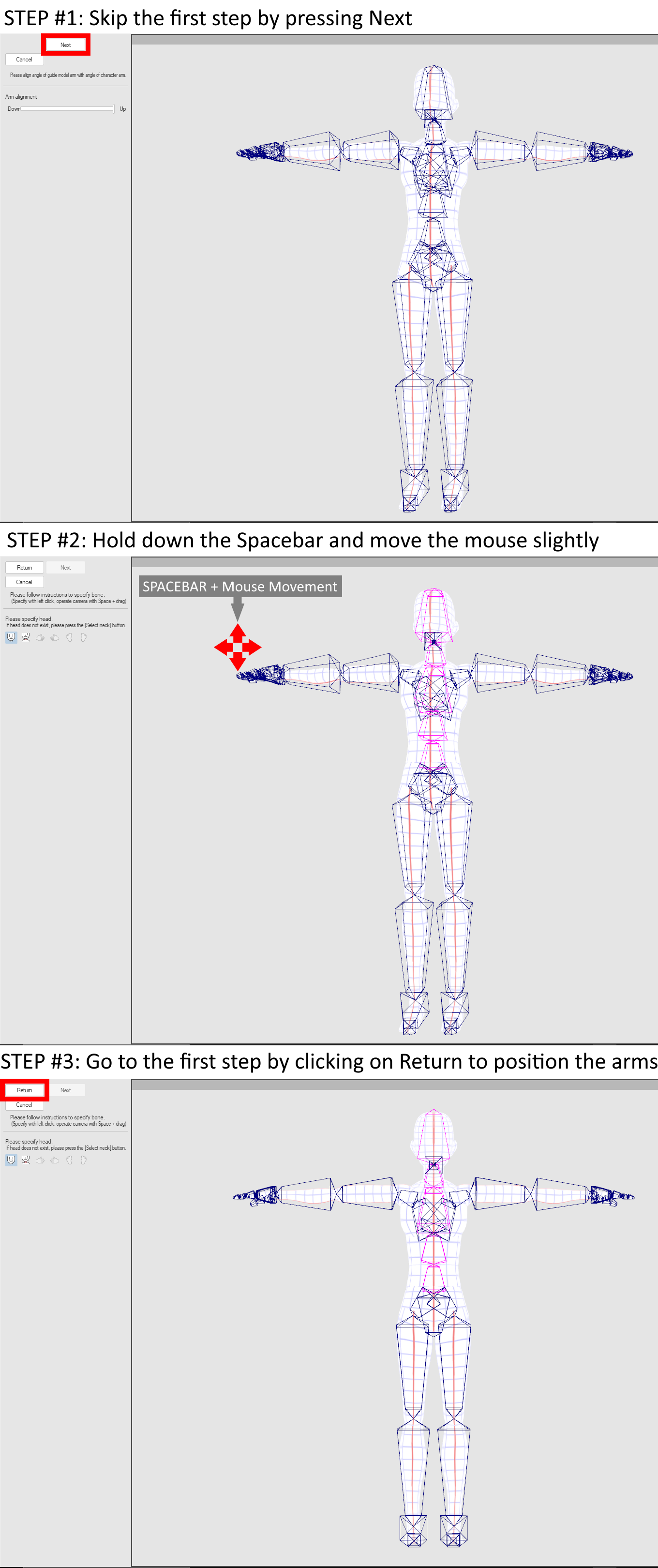 [Clip Studio Modeler] Bone Mapping Ruler by Hectoris919