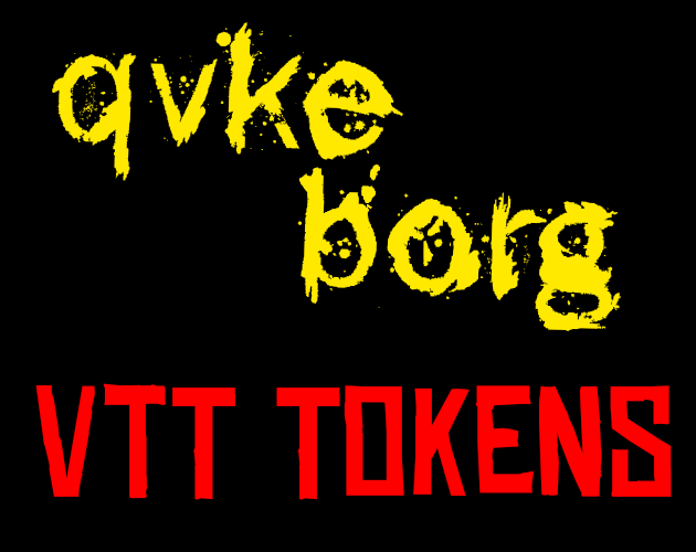 VTT Tokens for Qvke Borg by Bird Silhouette Games
