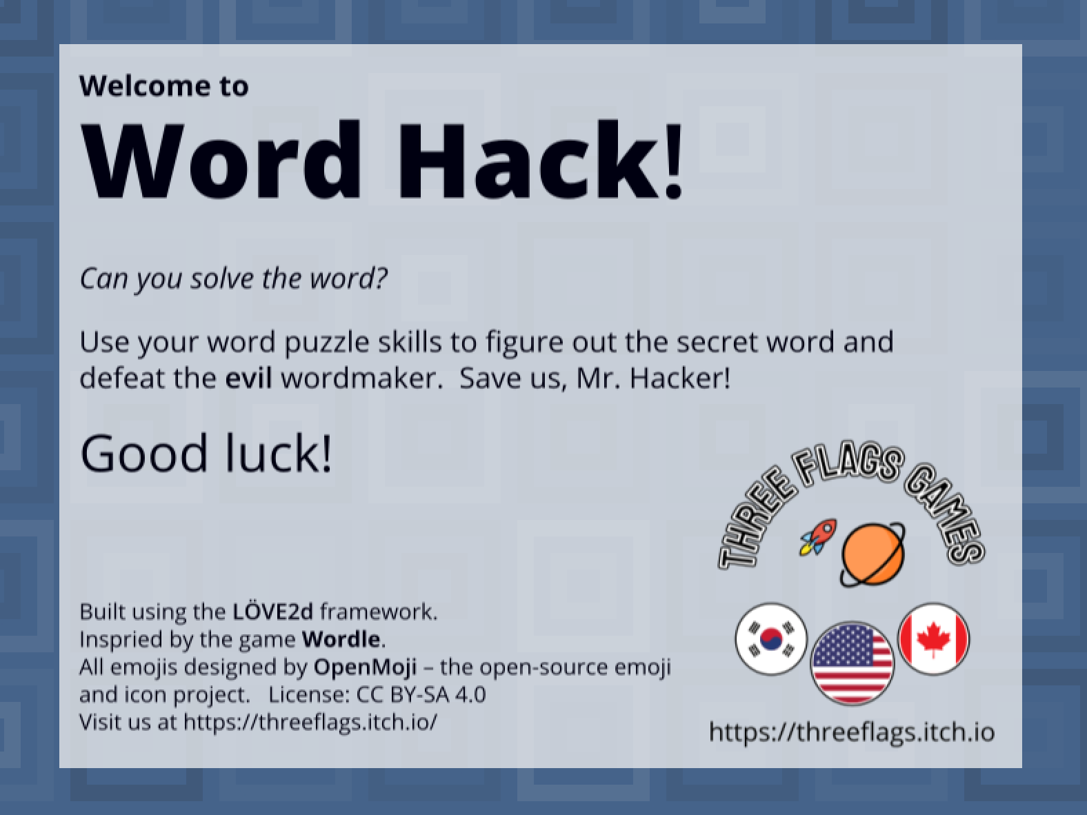 WordHack by Three Flags Games