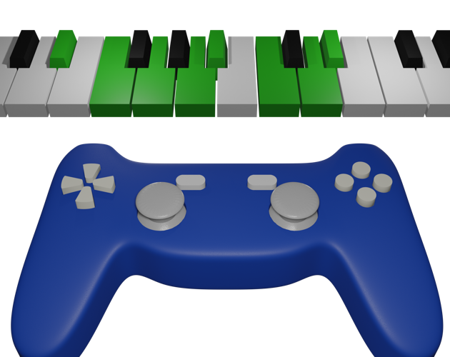 Gamepad Piano by Magniip