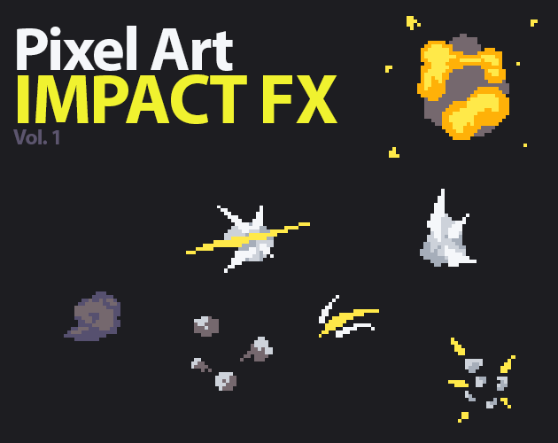 Pixel Art Impact FX Vol. 1 by ome6a1717