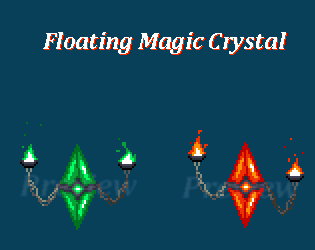 Floating Magic Crystal by CreativeKind