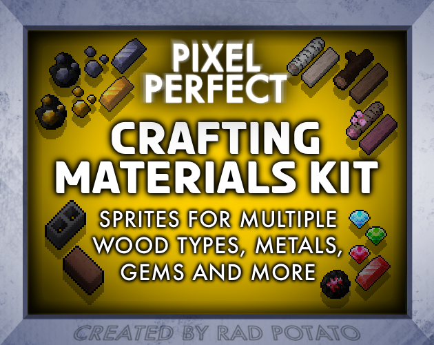 PIXEL PERFECT: CRAFTING MATERIALS by Rad Potato