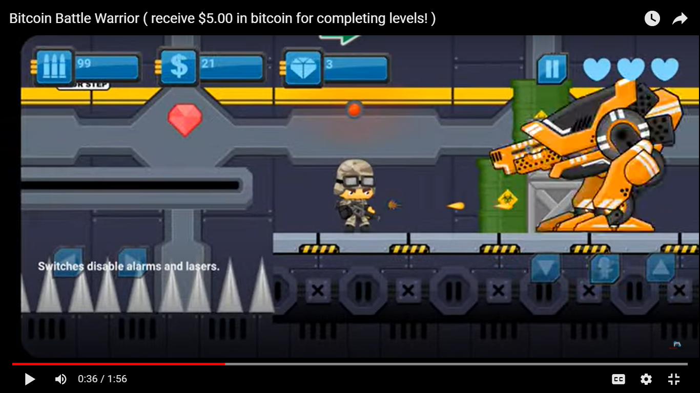 Bitcoin Warrior- earn REAL BITCOIN by MCGHEE GAMEZ