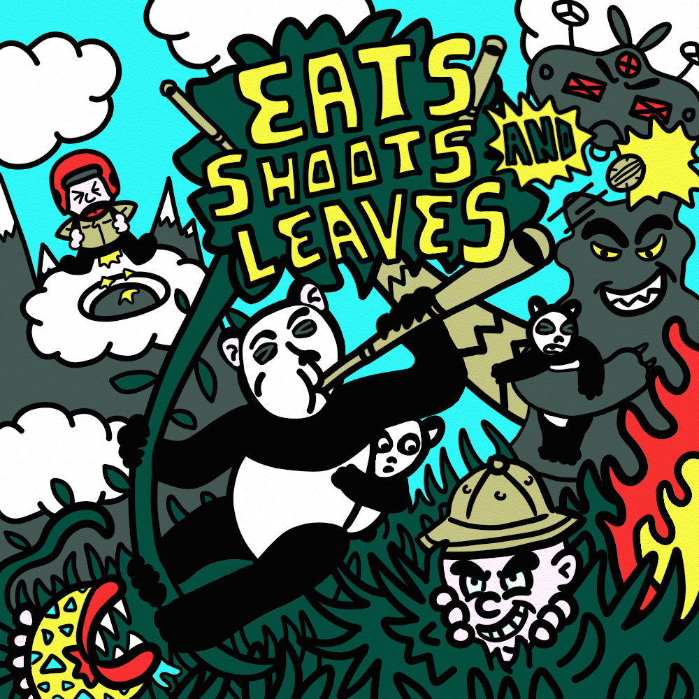 Eats Shoots and Leaves by ghostiegames