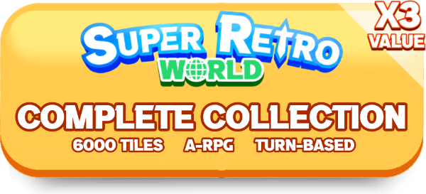 FREE RPG asset tileset interior pack (Super Retro World by Gif) by Gif