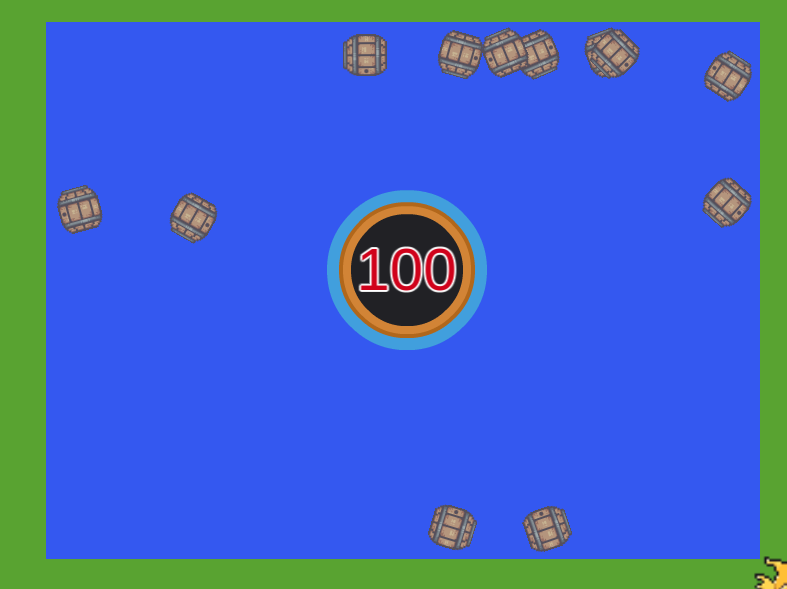 Sticky Barrel (One Hour Game Jam 355) by DivineOmega