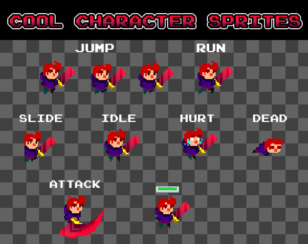 Cool Character Sprites by dani567