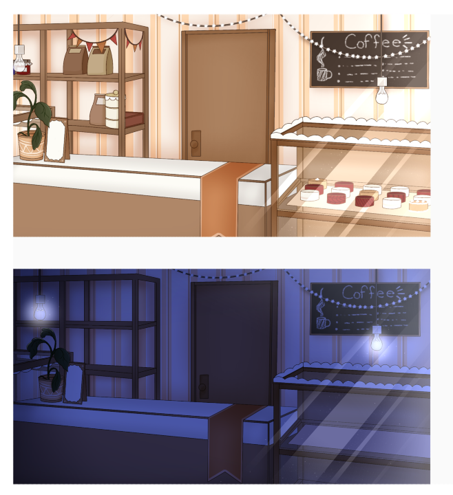 Cafe background! by CHIBI