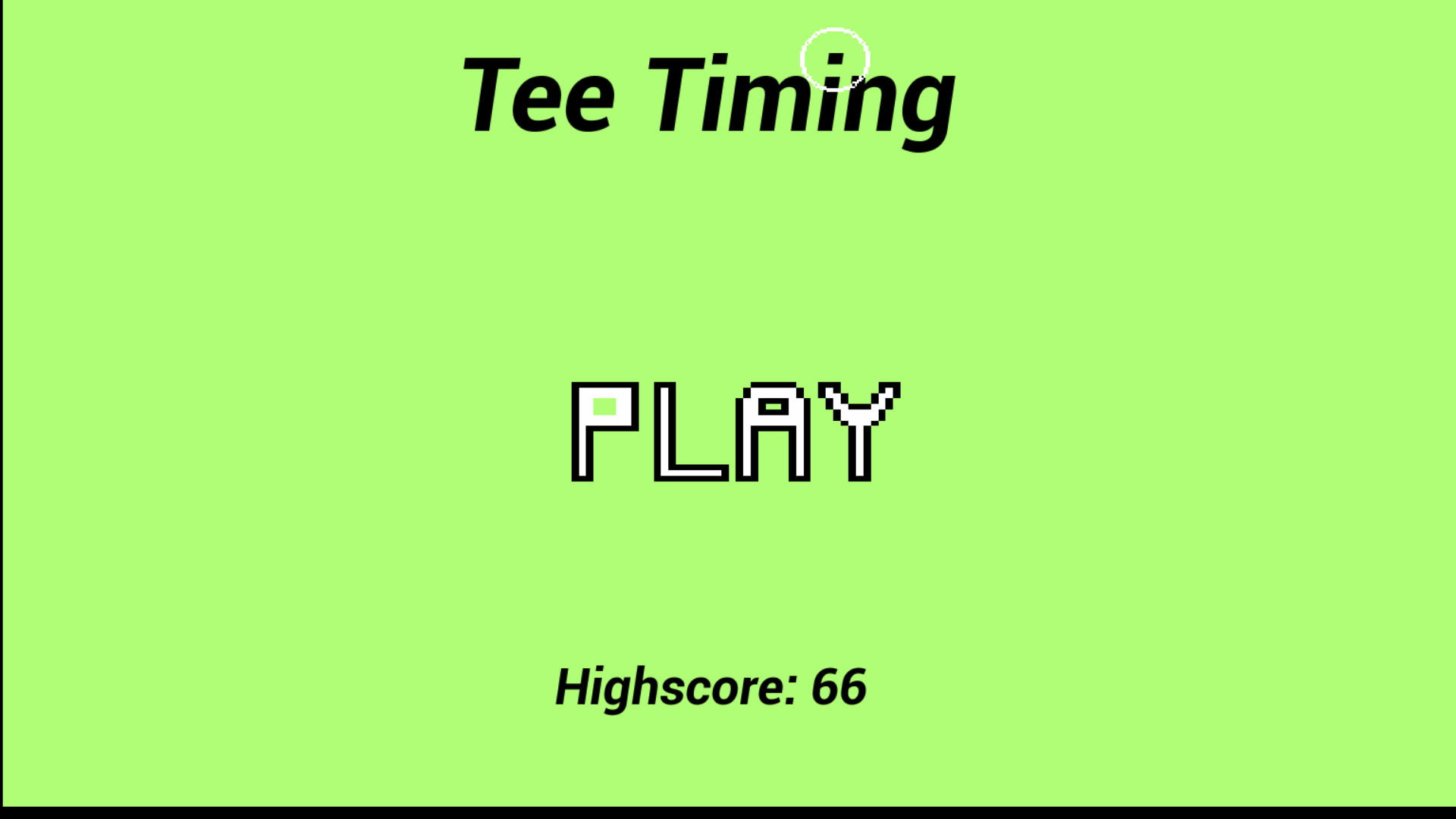 Tee Timing by Chacoolman