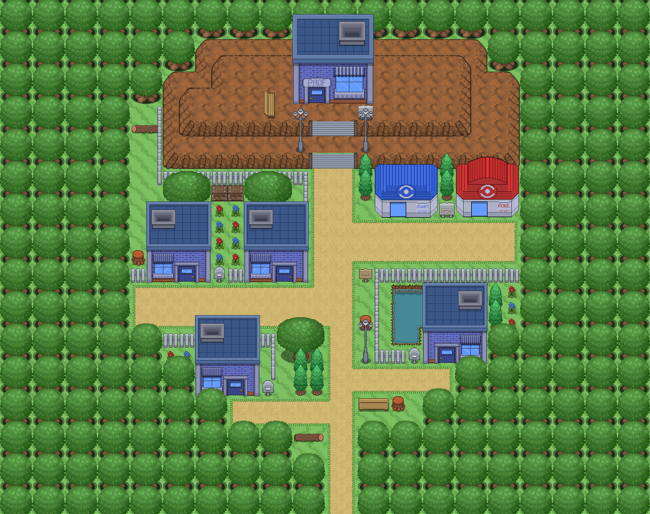 Top-down Pokemon Inspired Tileset!! 32x32 by Aarya Yt
