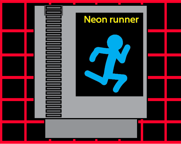 Neon Runner by Garry Pierce