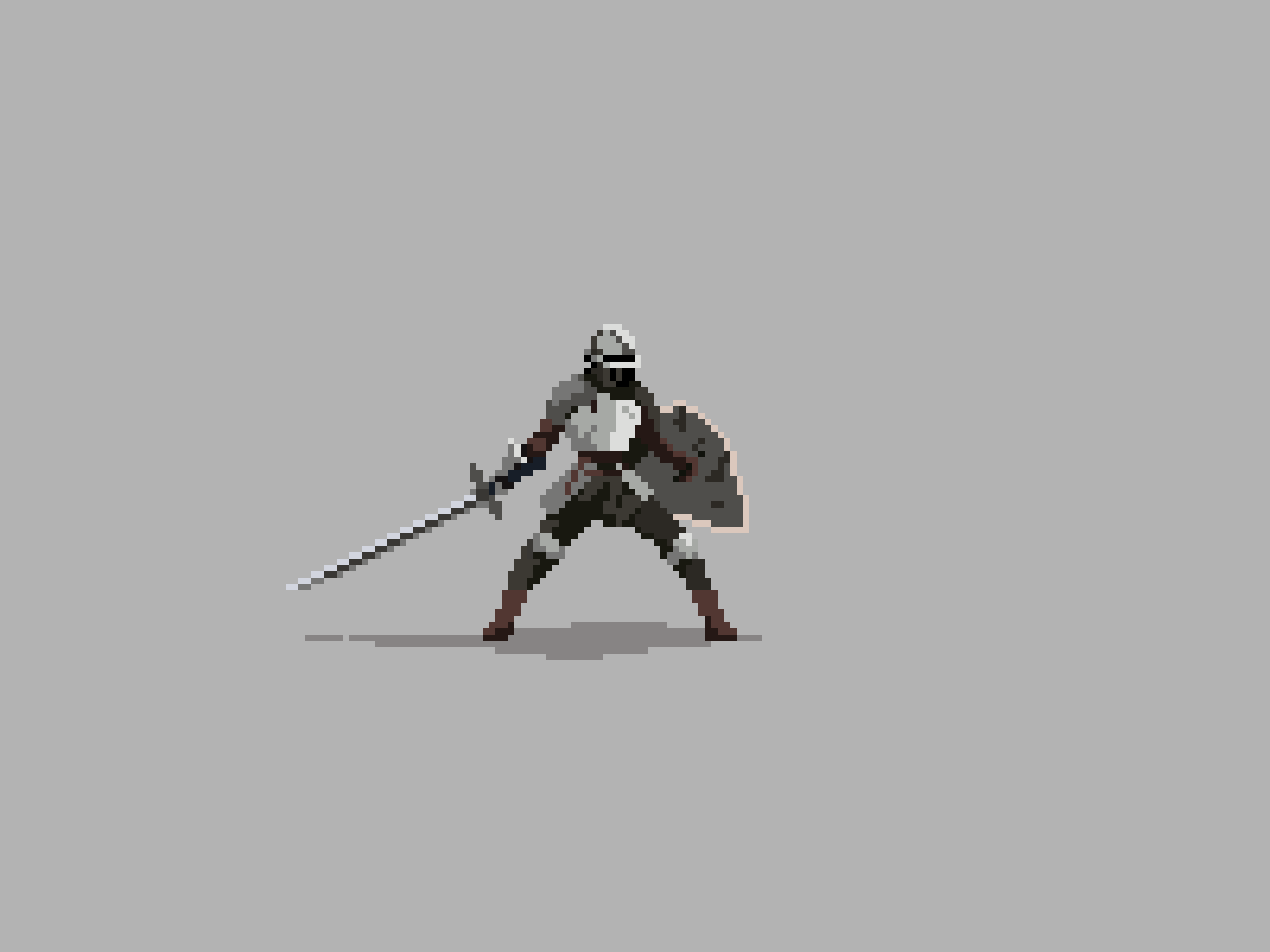 2D Soulslike Knight (Pixel Art Medieval Character Fully Animated) by ...