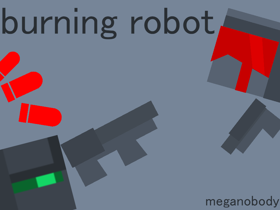 Burning Robot by Mega nobody for Mini Jam 100: Overload - itch.io