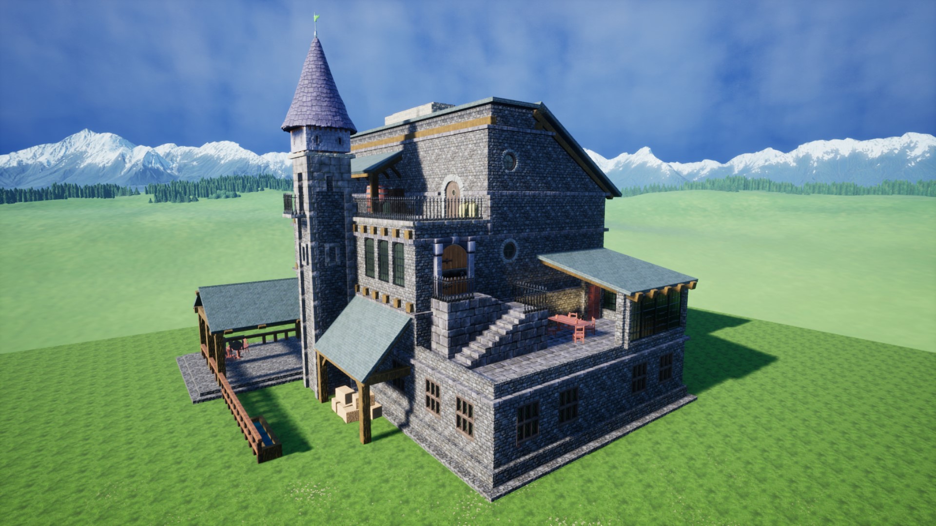Large Inn Tavern by Jebi_alex for $50,000 Crayta Build Jam - 'Dungeon ...