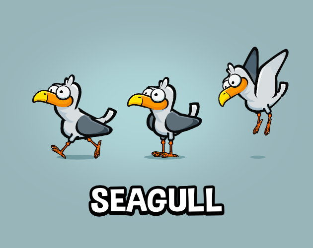 Seagull by Robert Brooks - gamedeveloperstudio.com