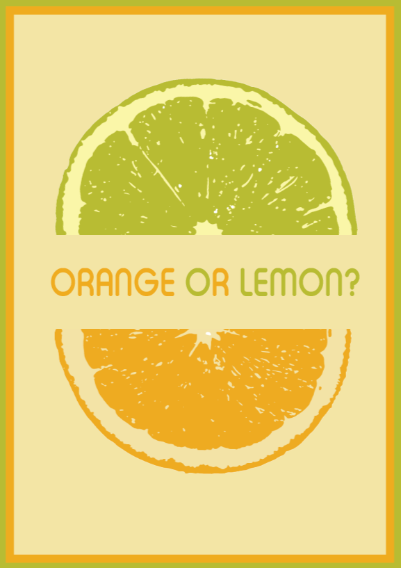 Orange or Lemon? by LukeTCDM