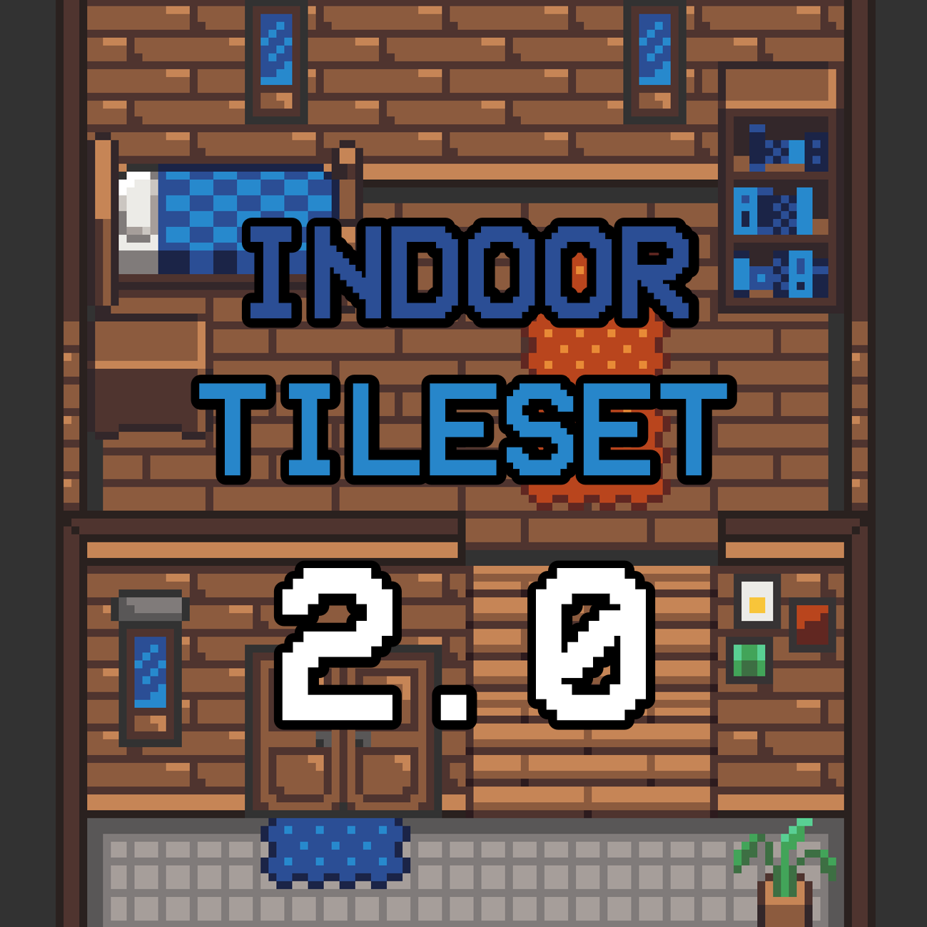 Indoor Minimalist Tileset by dyru